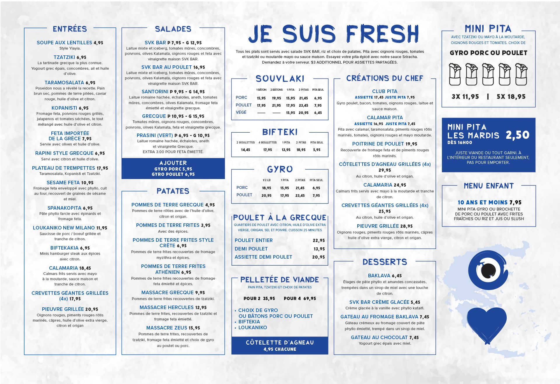 Menu Bouffe - Souvlaki Bar