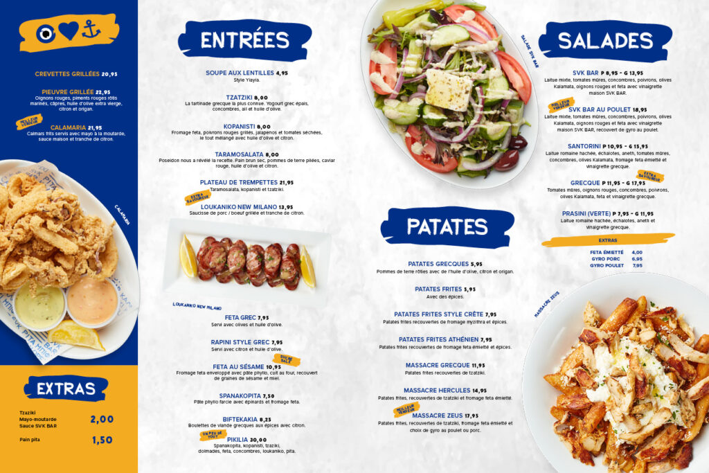 Menu Bouffe - Souvlaki Bar