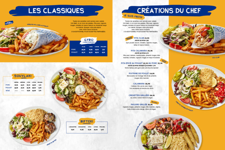 Menu Bouffe - Souvlaki Bar